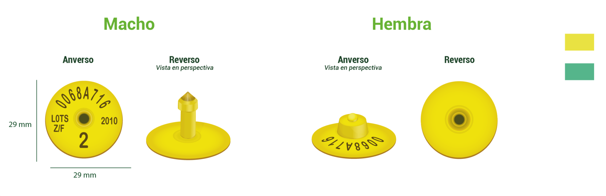 Crotales Visuales - Felixcan Colombia